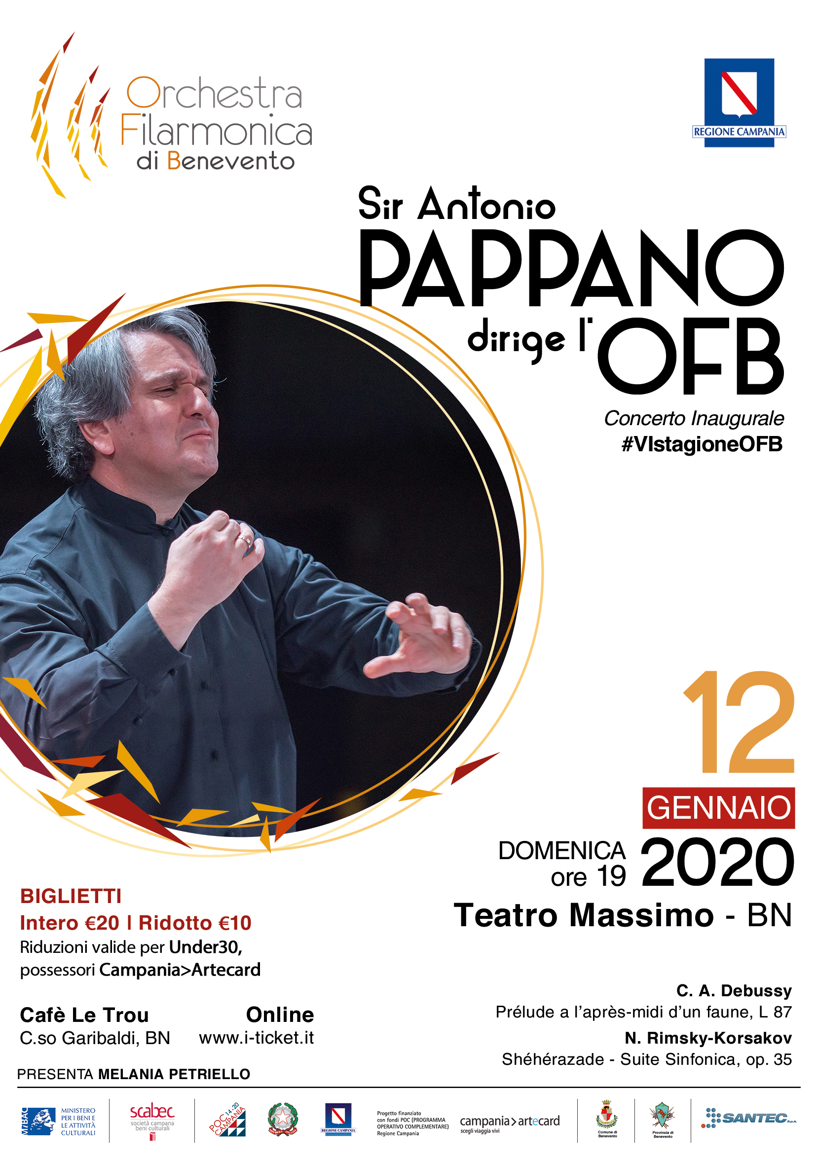 Sir Tony Pappano torna nel Sannio alla guida dell’Orchestra Filarmonica ...